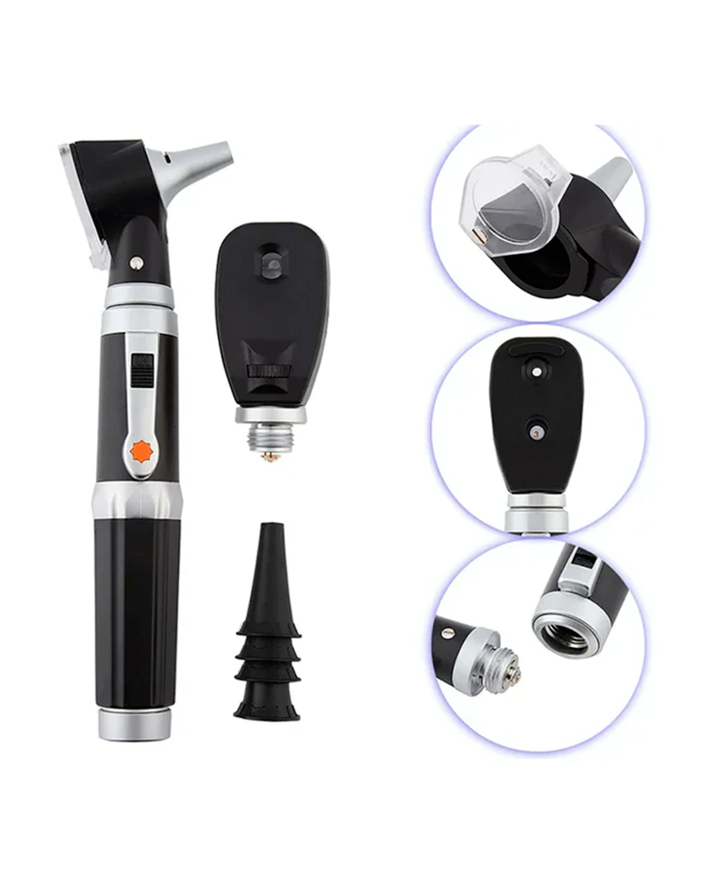 Conjunto de Otoscopio y Oftalmoscopio de Alta Precisión Intercambiable ...