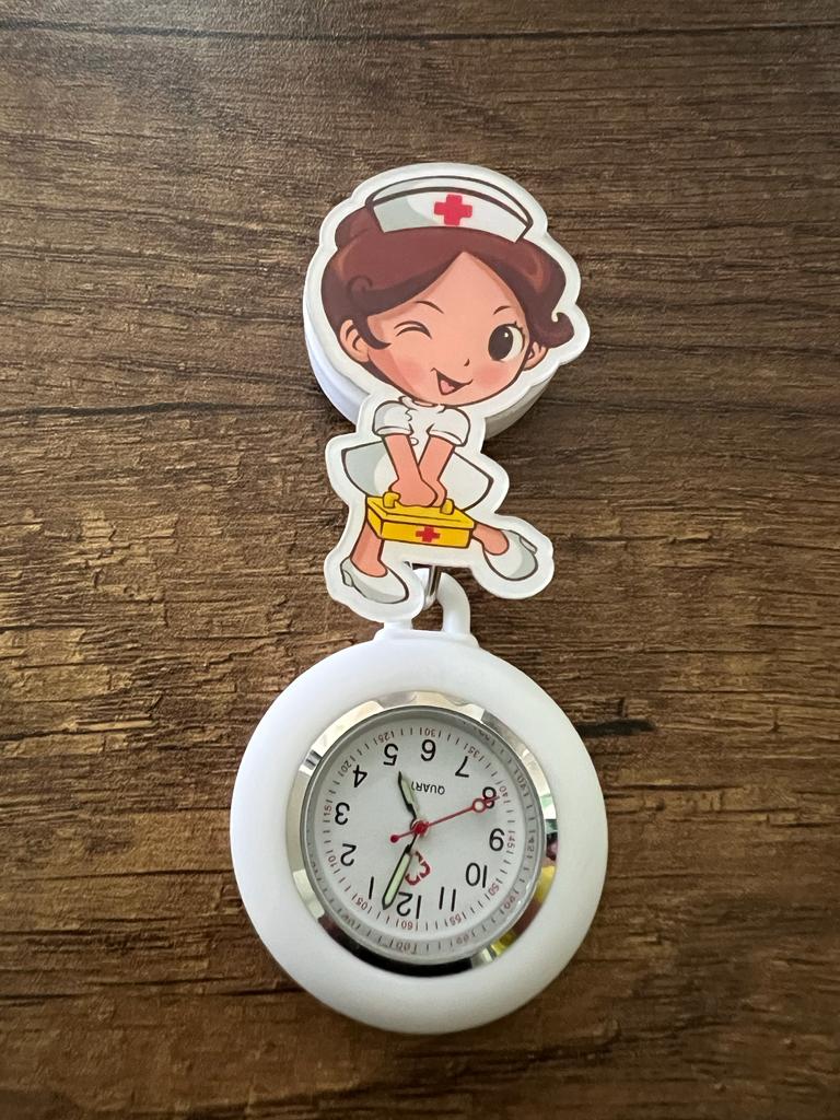 Reloj para Enfermería con Segundero Retráctil y Figuras – Medimed HN