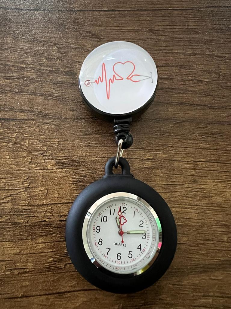 Reloj para Enfermería con Segundero Retráctil y Figuras – Medimed HN