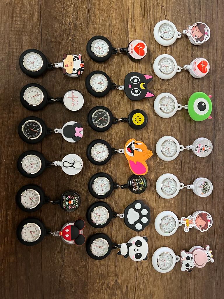 Reloj para Enfermería con Segundero Retráctil y Figuras – Medimed HN